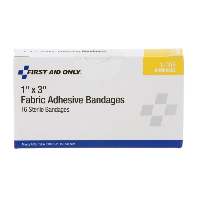 First Aid Only - 1-008 - 1 in (W) x 3 in (L) Fabric Bandage | TundraFMP