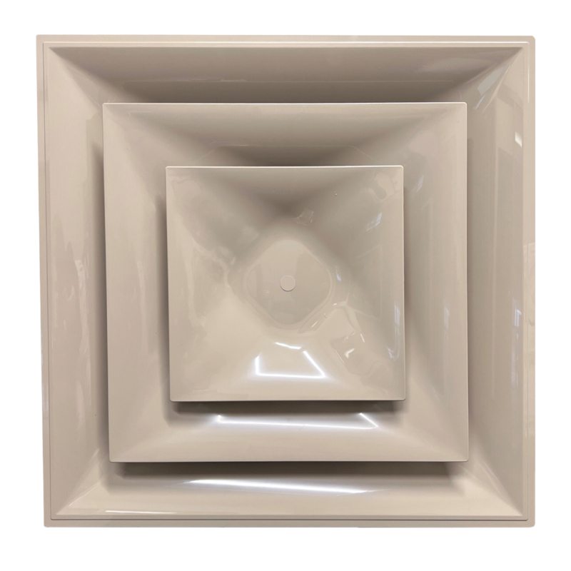 American Louver - STR-C-14TAN - 14 In Tan Ceiling Diffuser | TundraFMP