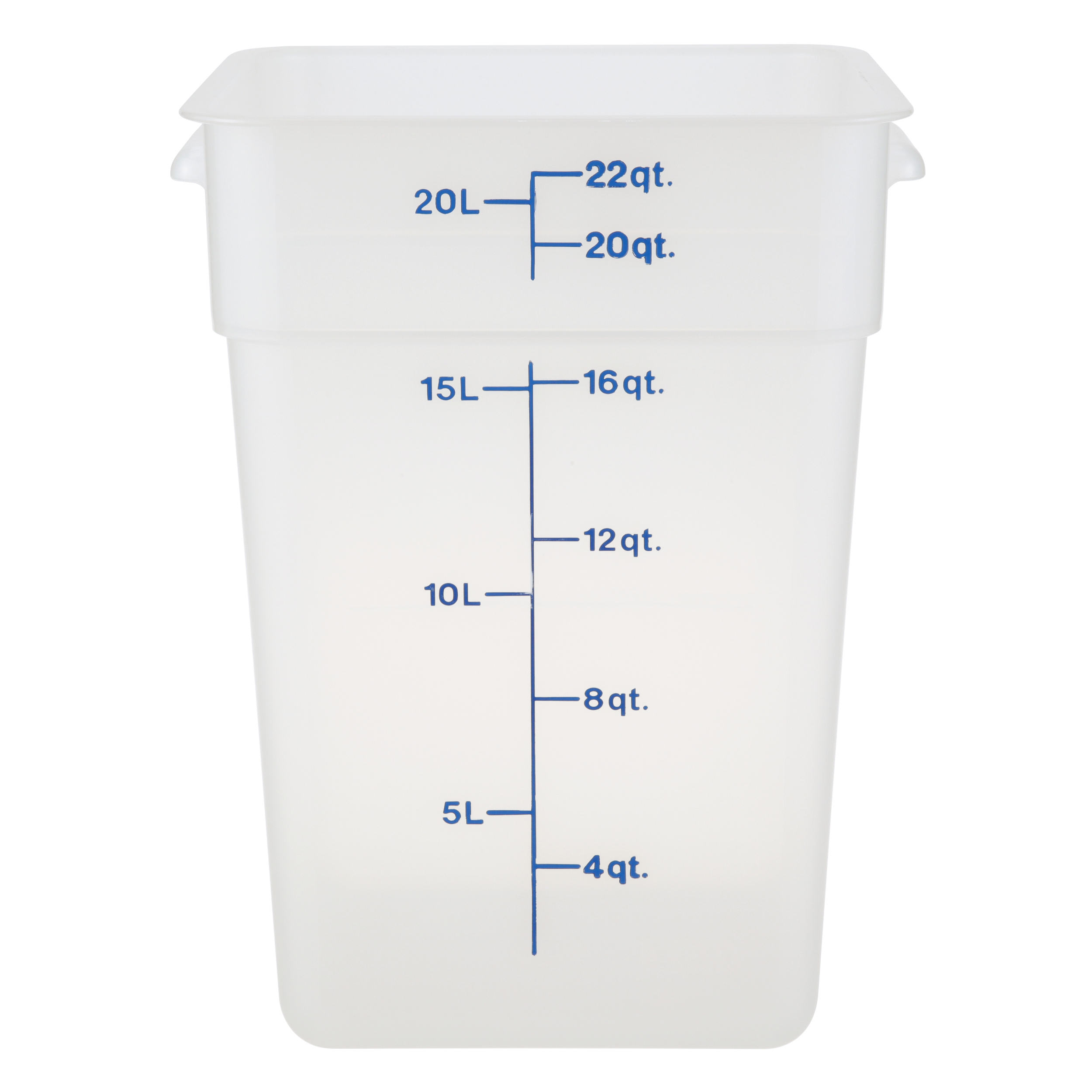 Cambro - 22SFSPP190 - 22 qt CamSquare® Food Storage Container | TundraFMP