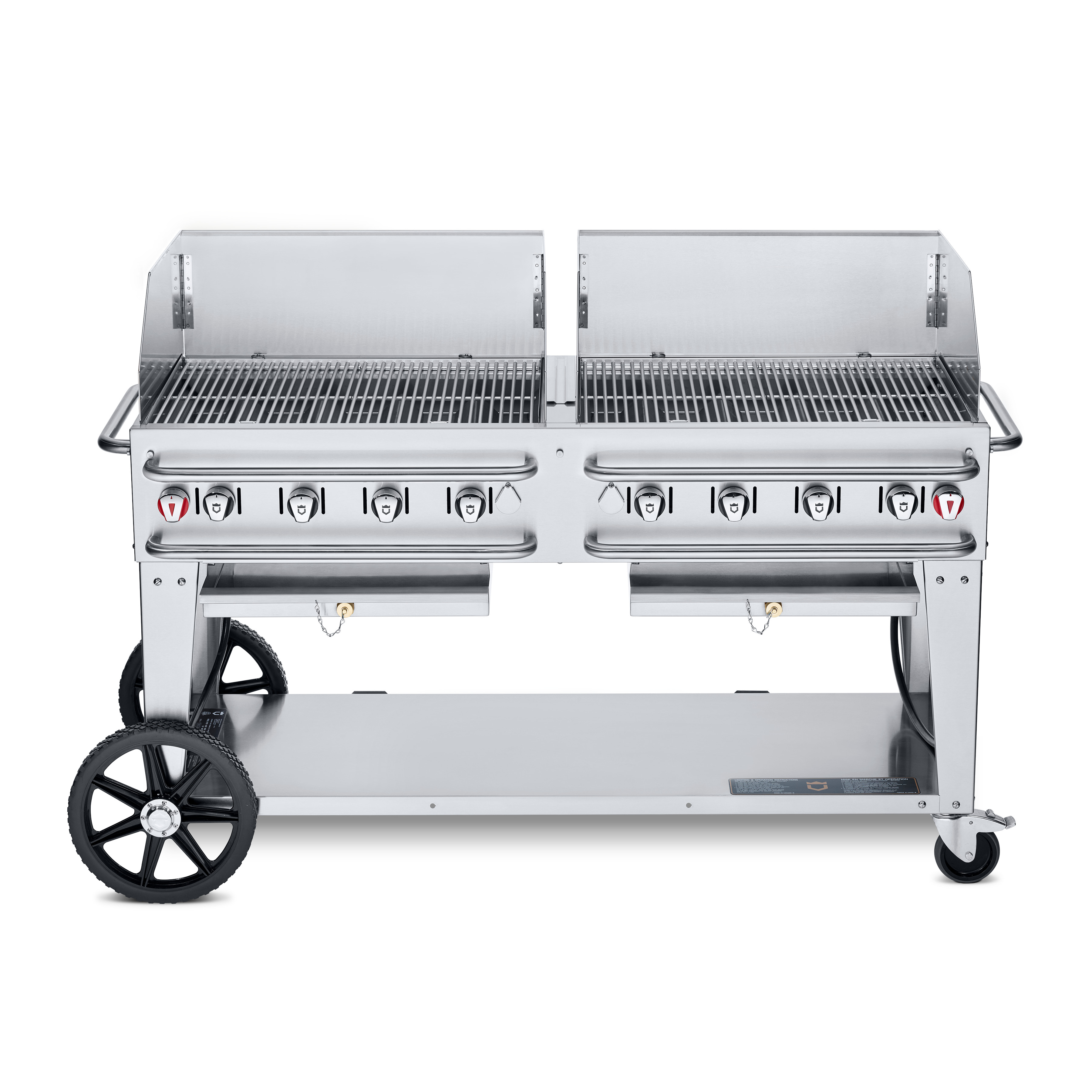 Crown Verity - CV-RCB-60WGP-SI-BULK - 60 in Pro Series LP Outdoor Grill ...