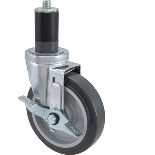 5 in Medium-Duty Stem Caster W/ Brake | TundraFMP