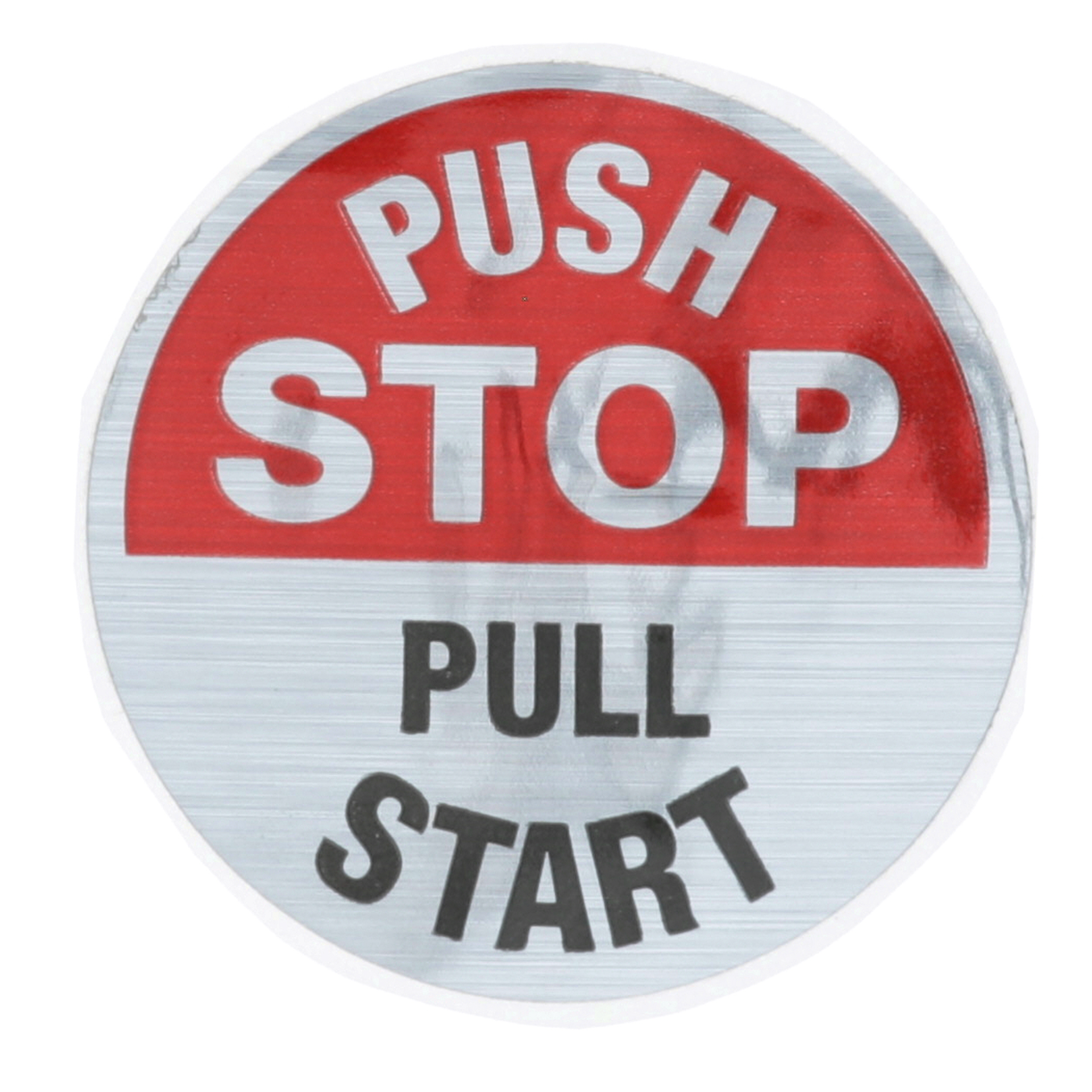 Mavrik - 8010930 - Start/Stop Button Label Replaces Hobart 00-291475